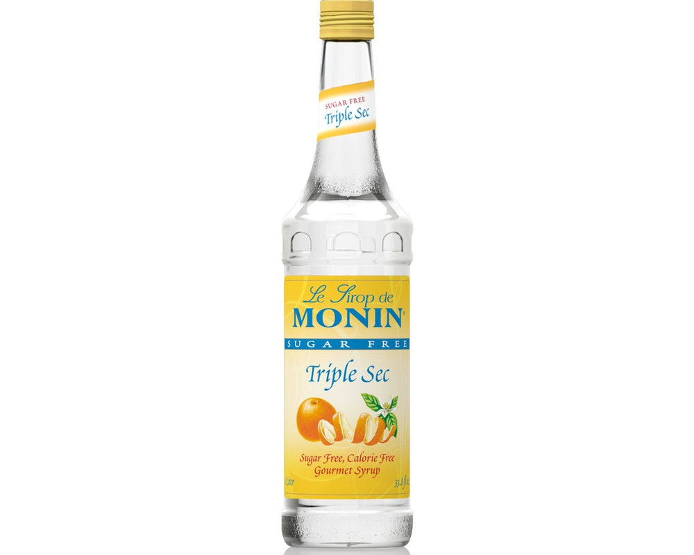 Monin Cukormentes Triple sec koktélszirup (sugarfree triple sec) 1L