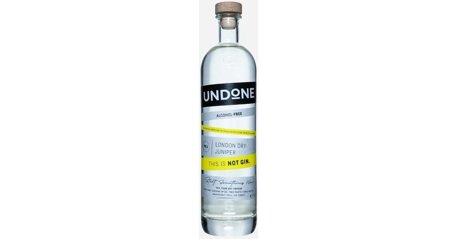 Undone No. 2 London Dry Juniper | Not Gin 0,7L 0% - alkoholmentes 7.990 ...