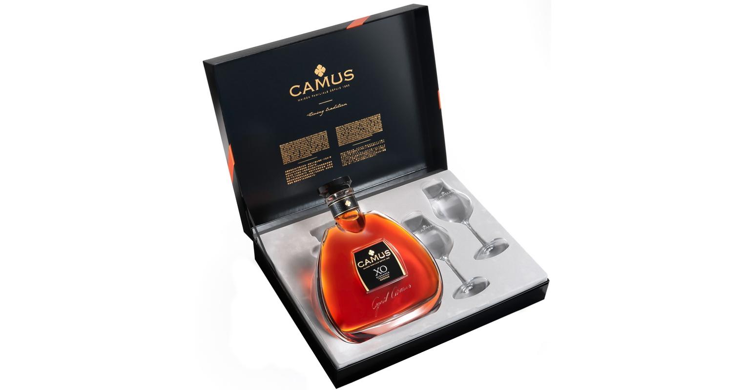 Camus Elegance XO Cognac pdd. 0,7L 40% + 2 pohár
