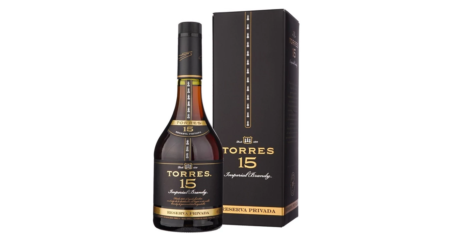 Torres 15 years Imperial Brandy Reserva Privada 40% pdd.1lit 14.040 Ft ...