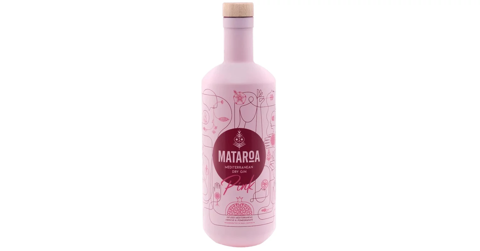 Mataroa Mediterranean Pink Gin 38% 0,7L