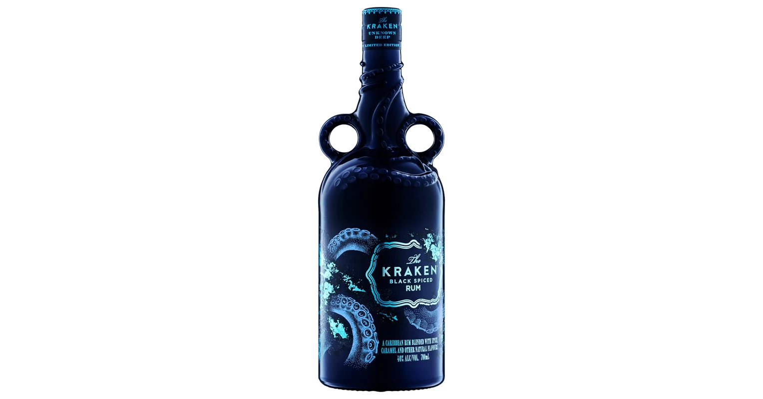 Kraken Black Spiced Deep Sea Bioluminescence rum 0,7L 40%
